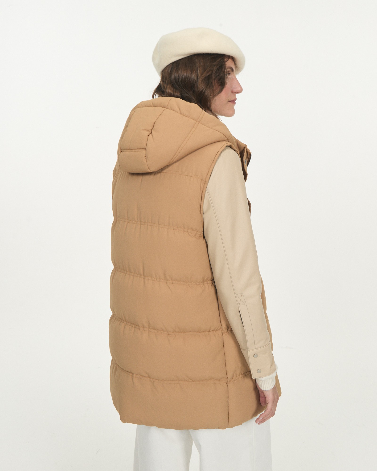 Chaleco Largo Bella Vista Camel - Cardon