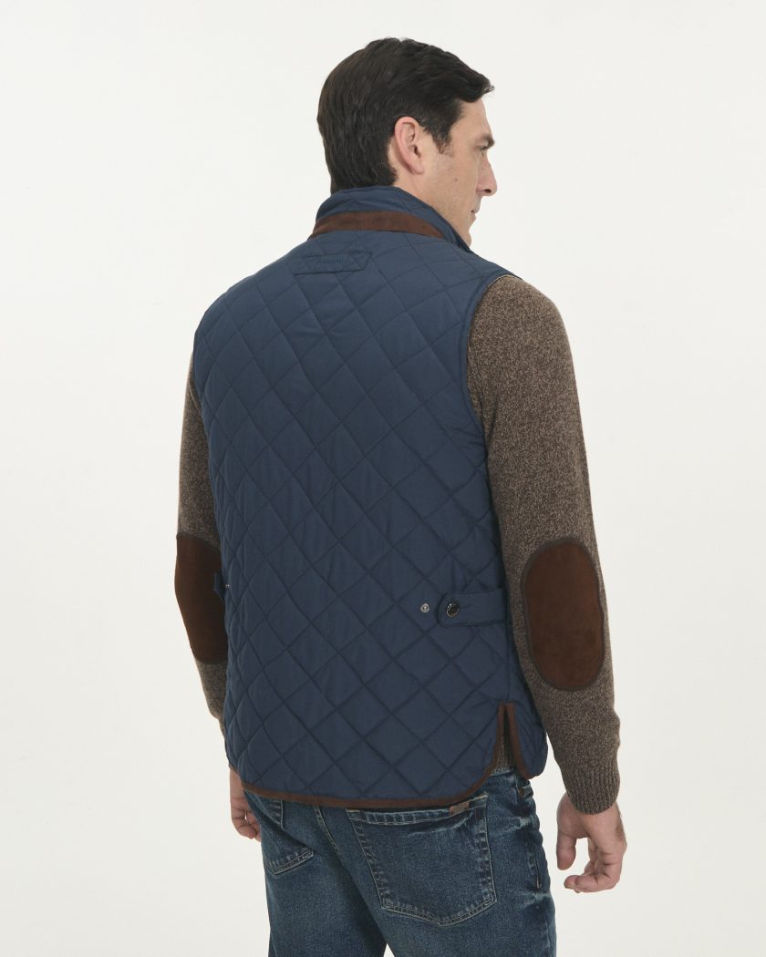 Chaleco Felix Matelasse Azul - Cardon